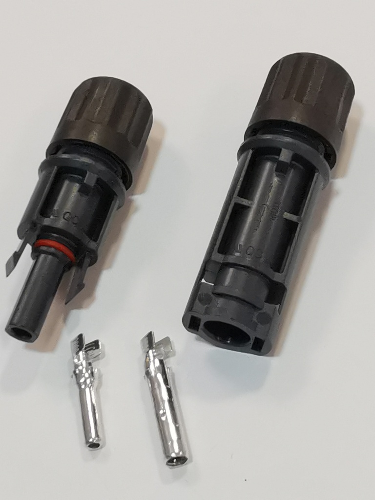 (QC4) PAREJA DE CONECTORES QC4 PARA PANEL SOLAR | Microelectrónica